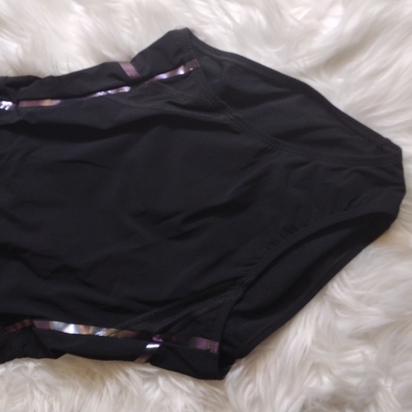 Speedo | Swim | Speedo Power Plus One Pc Swimsuit Black W Metallic ...